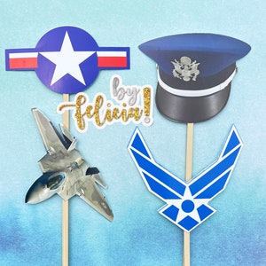 Air Force Party Decorations, Air Force Centerpiece, Air Force Boot Camp ...
