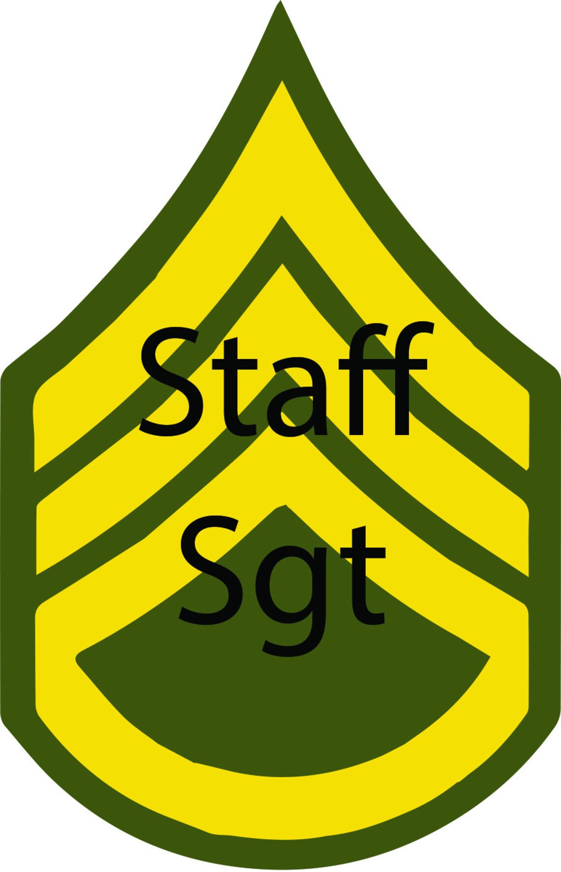 Army Rank Svg Staff Sergeant E 6 Svg Etsy