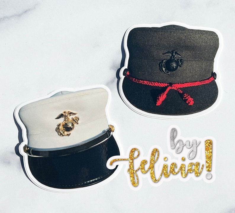 Women Marine Bucket Cover Sticker - USMC Veteran Decal - Etsy