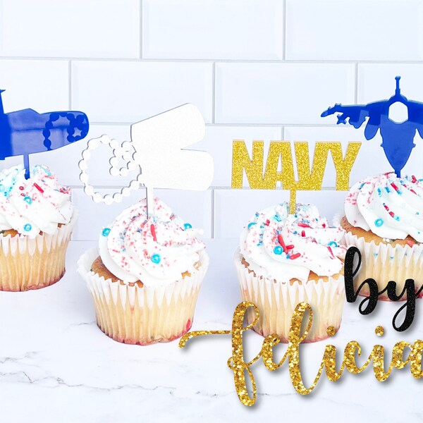 Navy Wedding Topper - Etsy