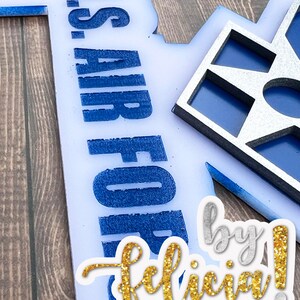 Air Force Cake Topper | USAF Cake Topper | Air Force Cupcake Topper ...