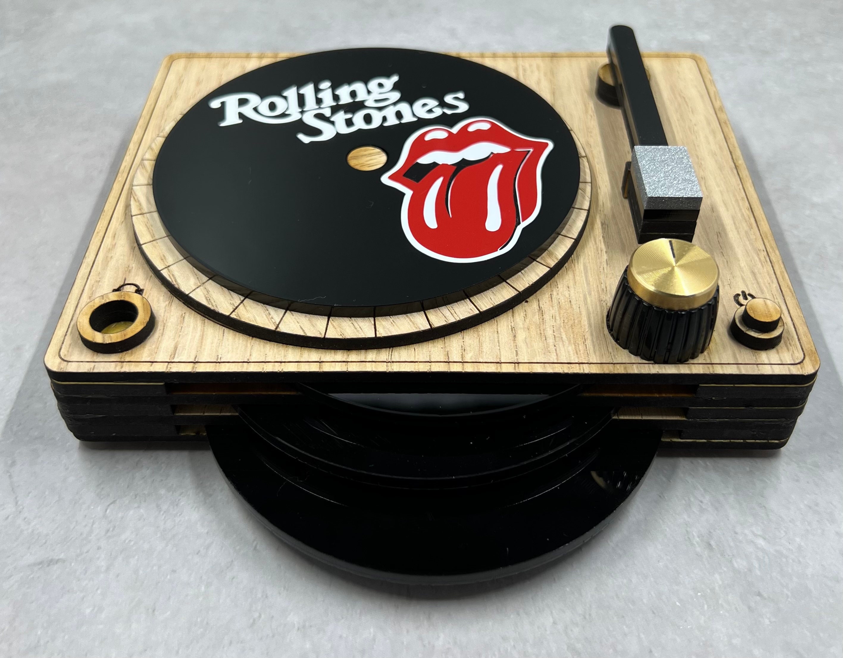 RETRO Record Player Coaster Set Records Record Holder | Etsy