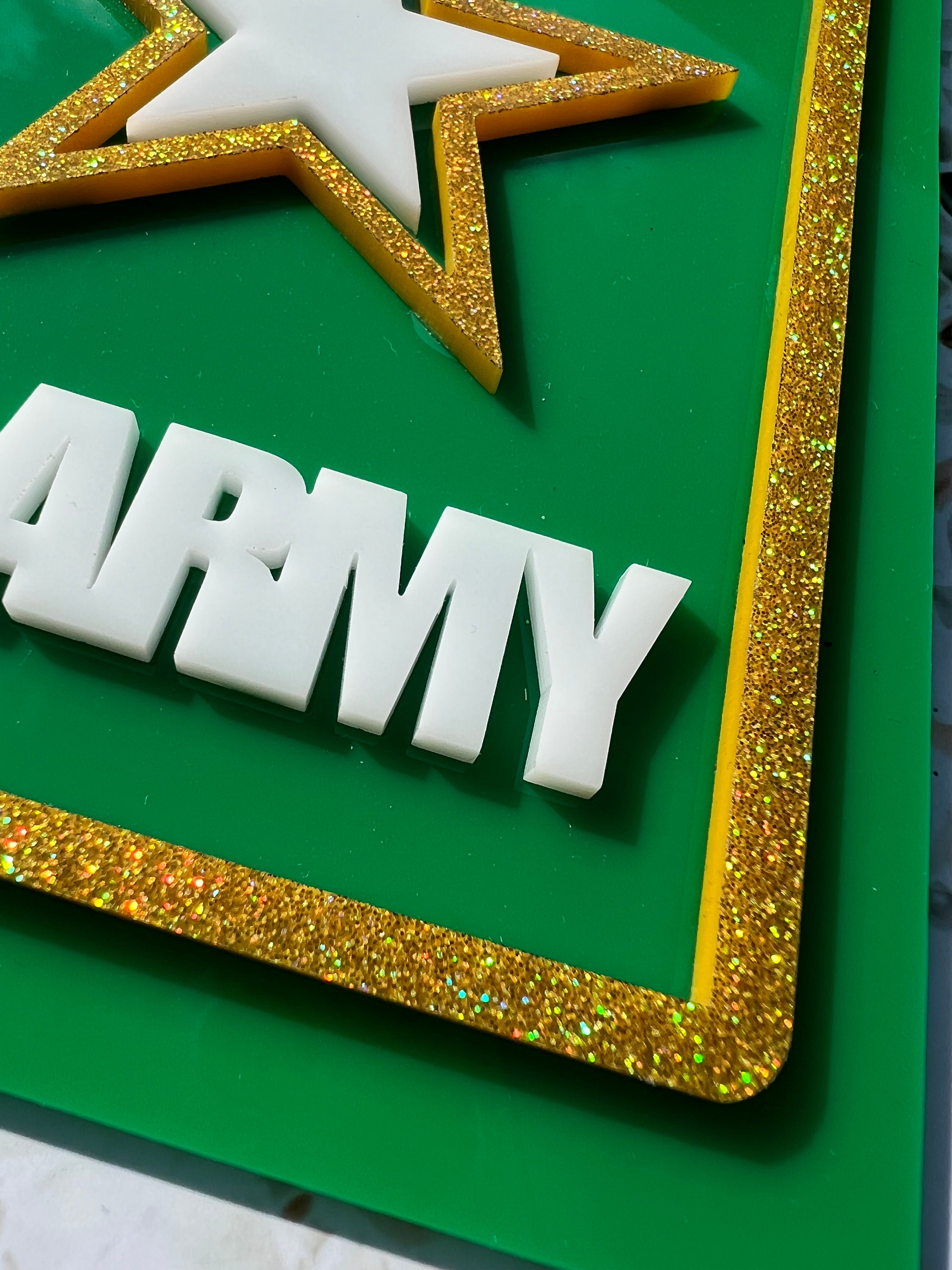 Army Cake Topper Army Cupcake Topper Army Party Decoration | Etsy