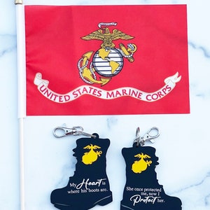 Marine Mom Keychain , Marines Keychain, Marine Corps Gift, Marines ...