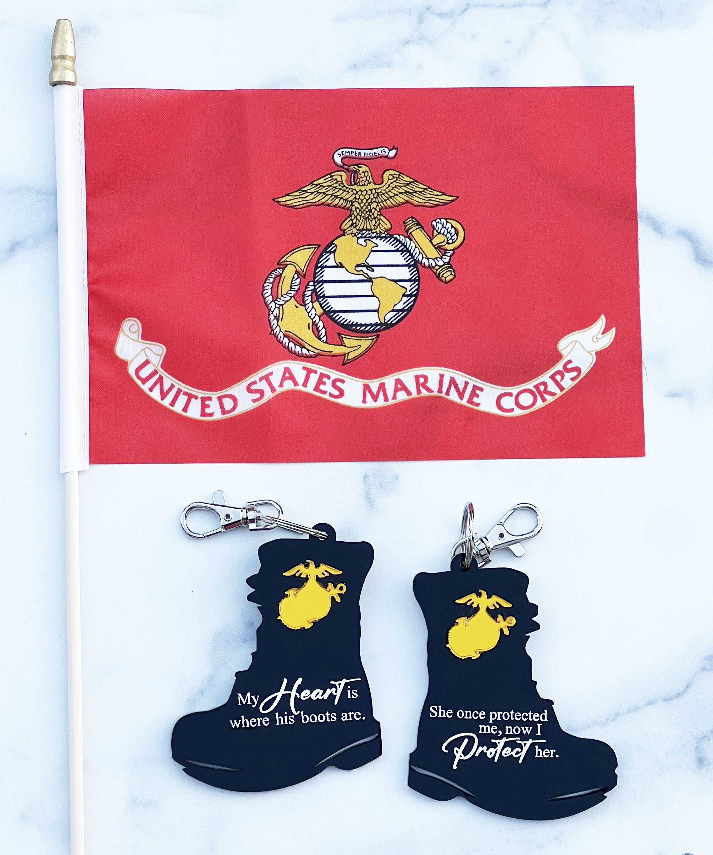 Marine Mom Keychain , Marines Keychain, Marine Corps Gift, Marines ...