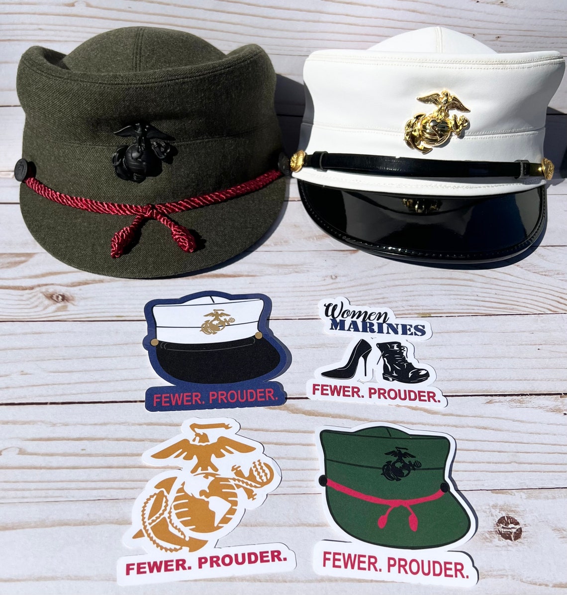 Marine Corps Stickers USMC Sticker Women Marine Veteran - Etsy