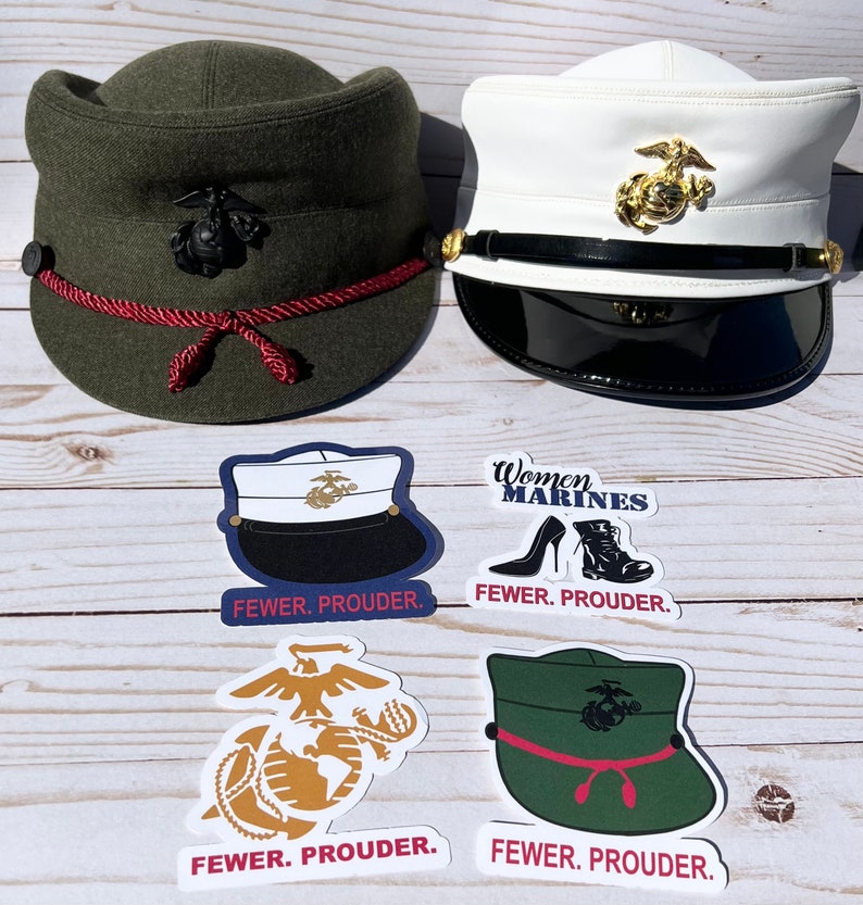 Marine Corps Stickers USMC Sticker Women Marine Veteran - Etsy