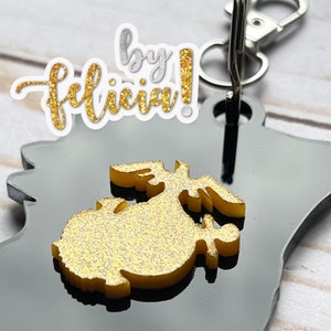 Marine Mom Keychain , Marines Keychain, Marine Corps Gift, Marines ...