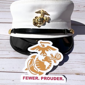 Marine Corps Stickers USMC Sticker Women Marine Veteran - Etsy