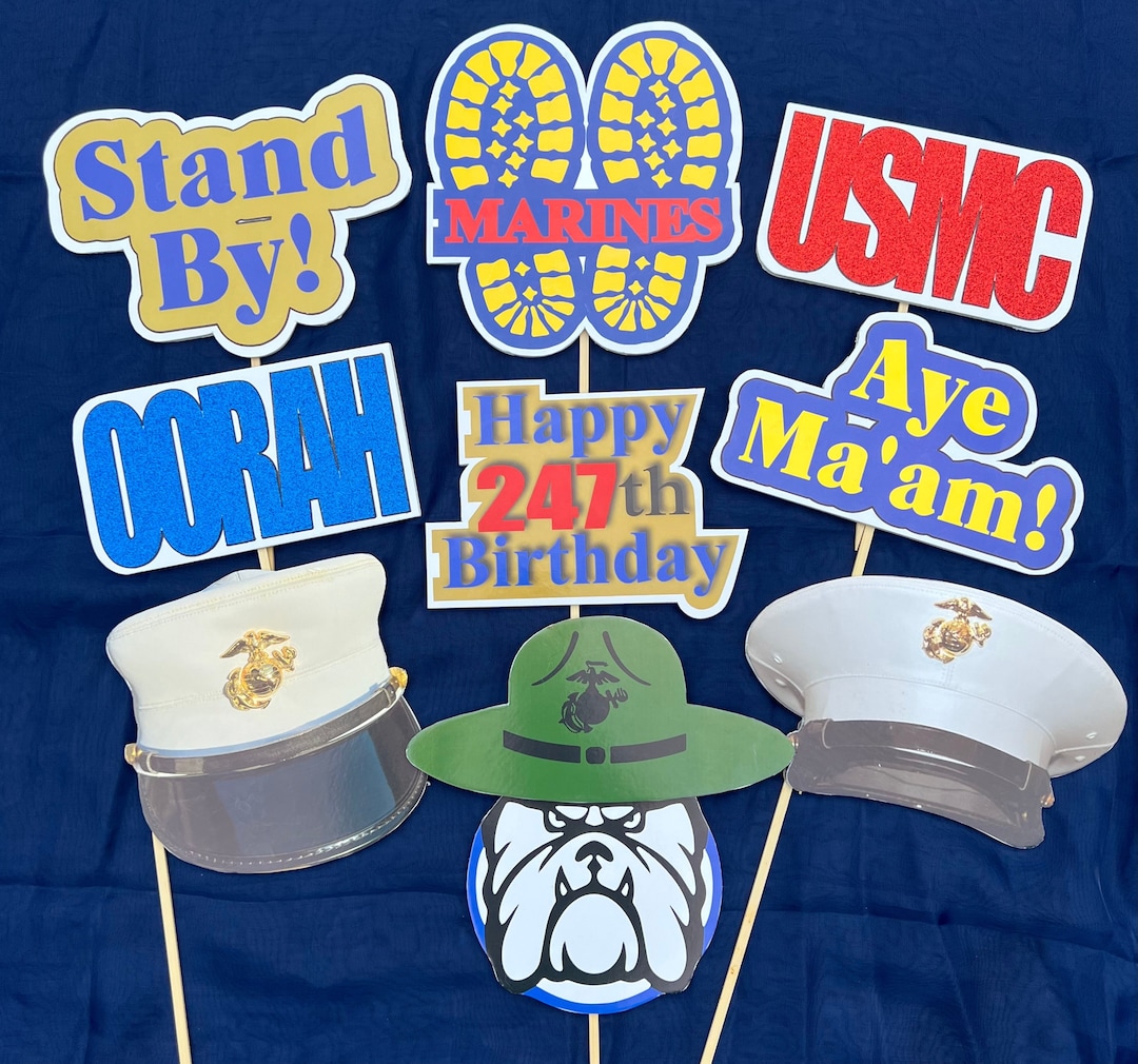 Marines Party Props | Marines Boot Camp Graduation | Marine Corps Ball ...