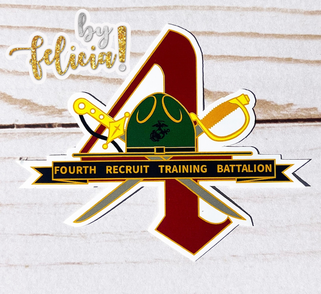 4th Battalion USMC Sticker: Women Marine Veteran, Parris Island, USMC ...