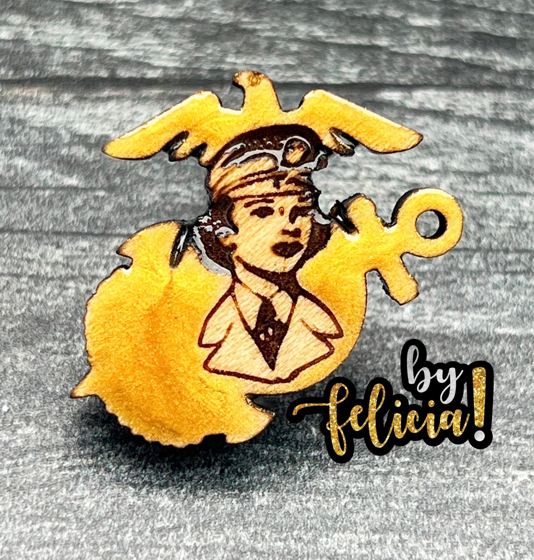 Female Marine Pin, Marine Corps Pin, Marines Pin, Female Veteran, Women ...