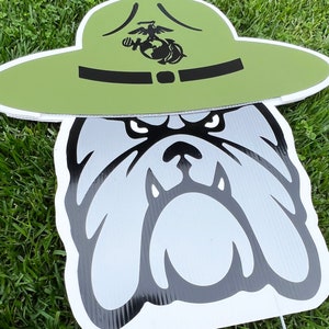 Marines Yard Sign, Marines Boot Camp Graduation, Military Yard Signs ...