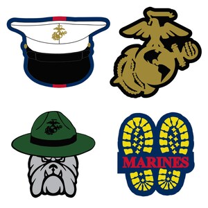 Marine Corps Stickers | USMC Sticker | Women Marine Veteran | Military ...