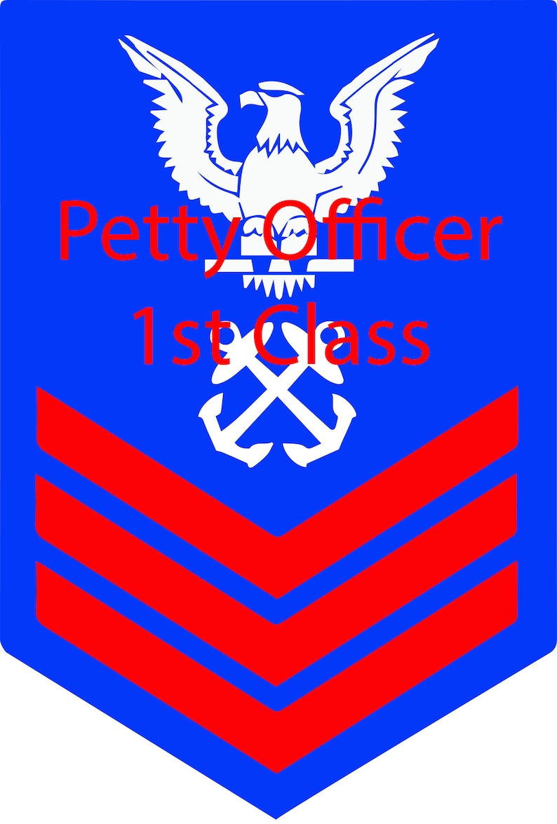 US Navy Enlisted Rank Insignia SVG - Seaman to Master Chief (digital ...