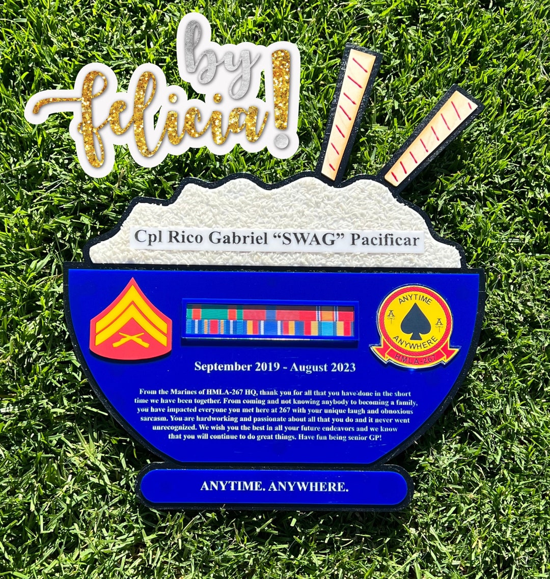 Marine Corps Plaques, Marine Corps Retirement Gift, Marine Corps Gift ...