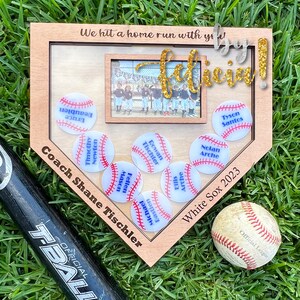 Baseball Coach Gift, Baseball Coach Frame, Baseball Coach Gift Photo ...