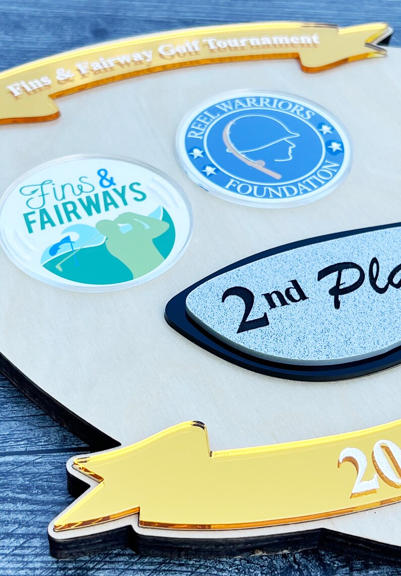 Golf Tournament Plaques, Golf Tournament Gift, Golf Awards, Golf Trophy ...