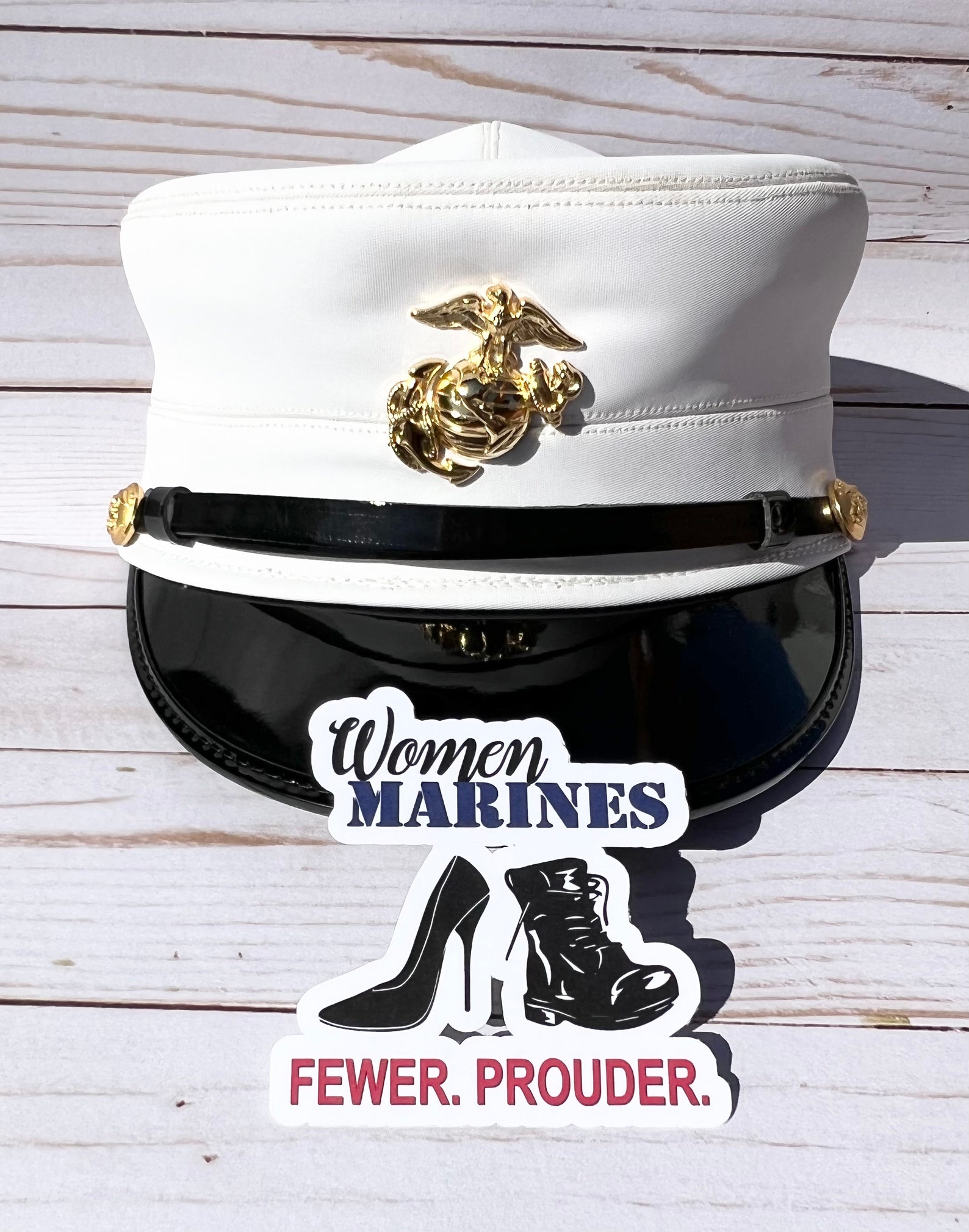Marine Corps Stickers USMC Sticker Women Marine Veteran - Etsy