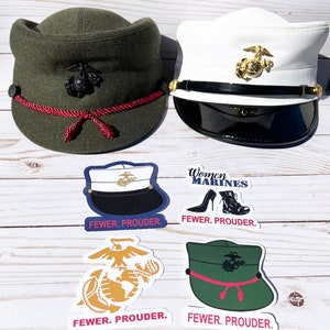 Marine Corps Stickers | USMC Sticker | Women Marine Veteran | Military ...