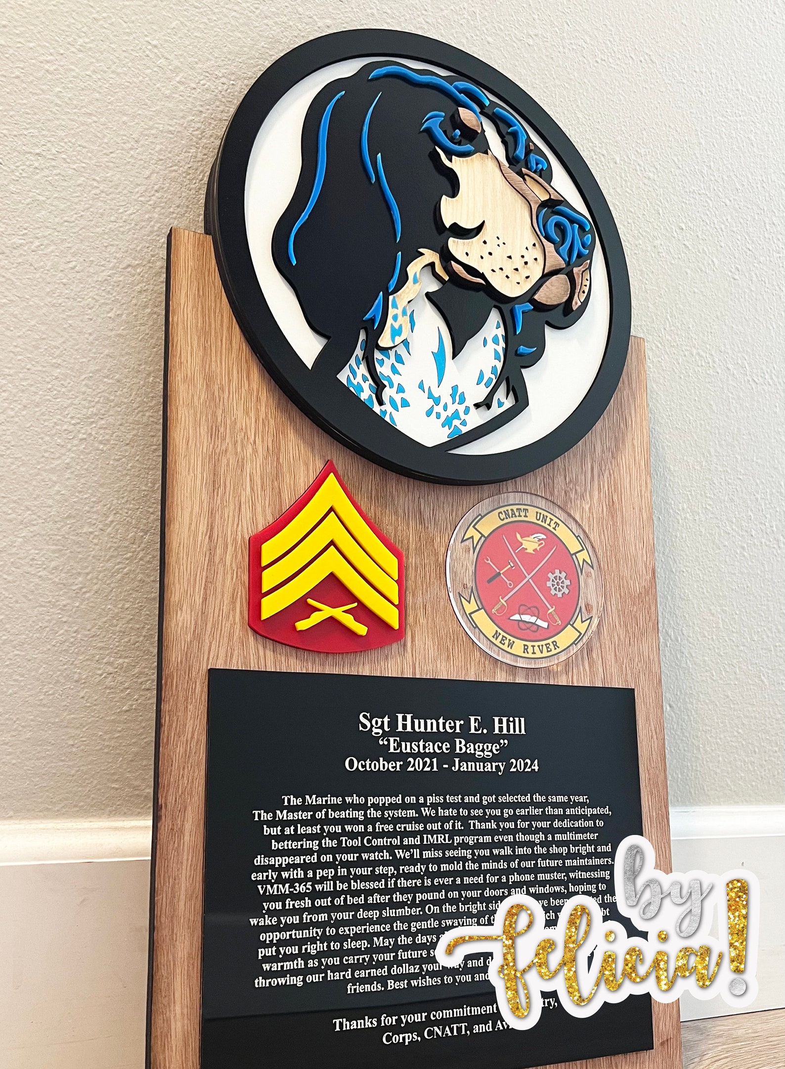 Marine Corps Plaques, Marine Corps Retirement Gift, Marine Corps Gift ...