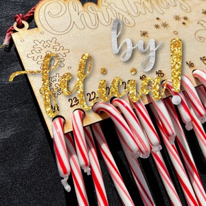 Candy Cane Christmas Countdown | Advent Calendar | Advent Calendar for ...