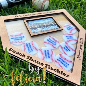 Baseball Coach Gift, Baseball Coach Frame, Baseball Coach Gift Photo ...