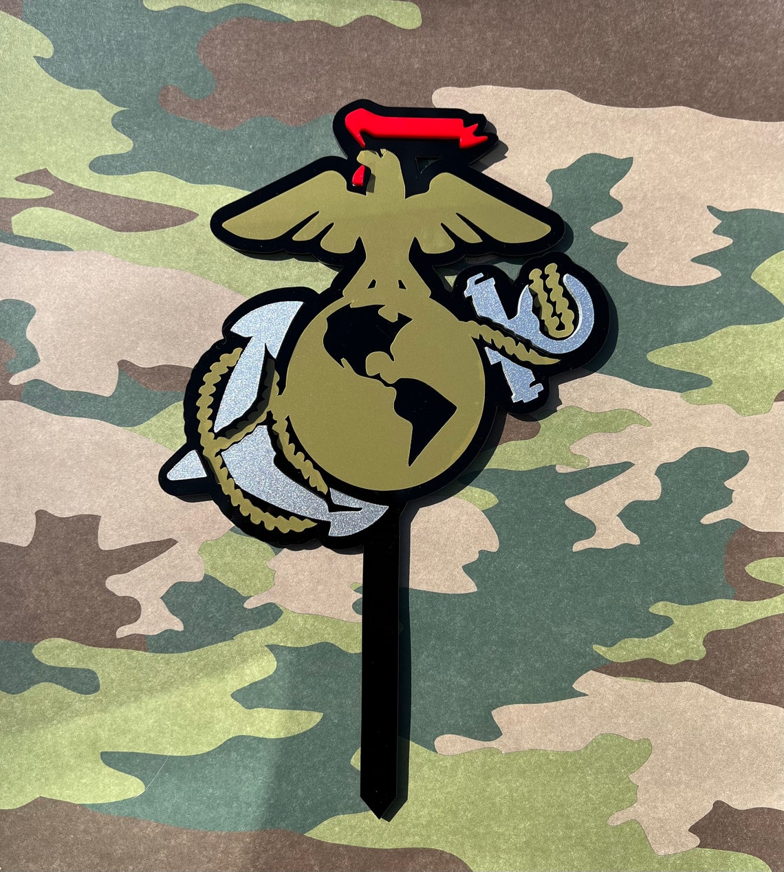 Marine Corps Cake Topper USMC Cake Topper Marine Corps - Etsy