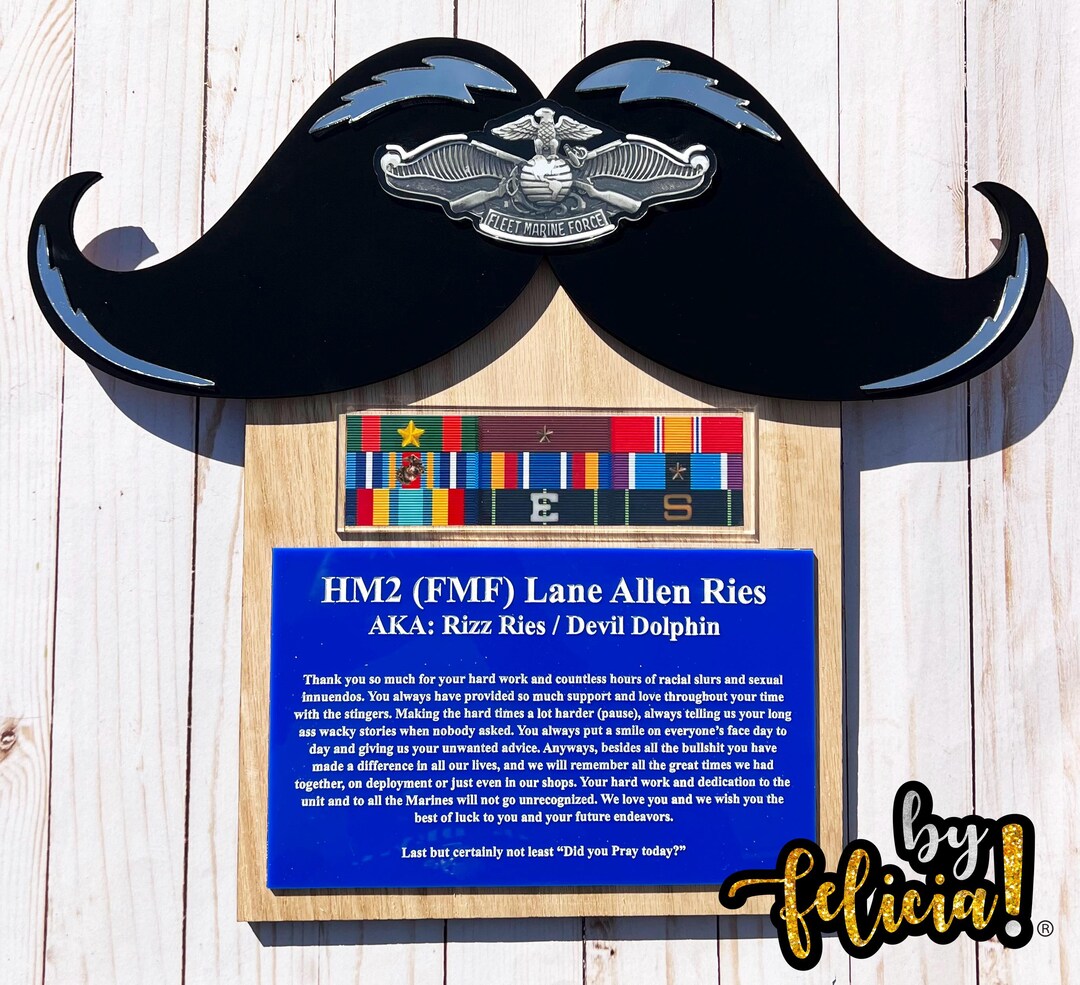 Marine Corps Plaques, Marine Corps Retirement Gift, Marine Corps Gift ...