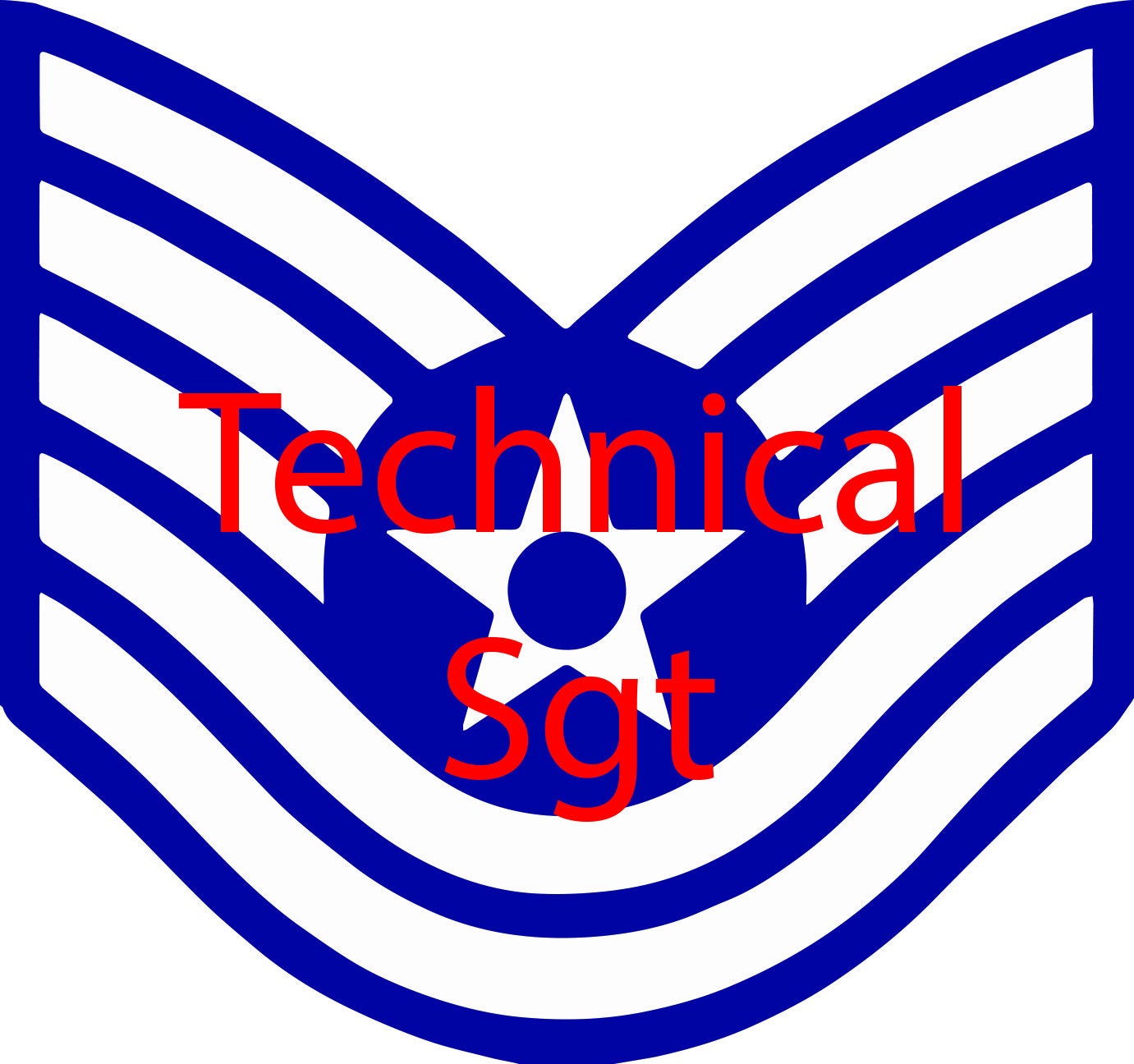 Air Force Technical Sergeant Svg E 6 Etsy