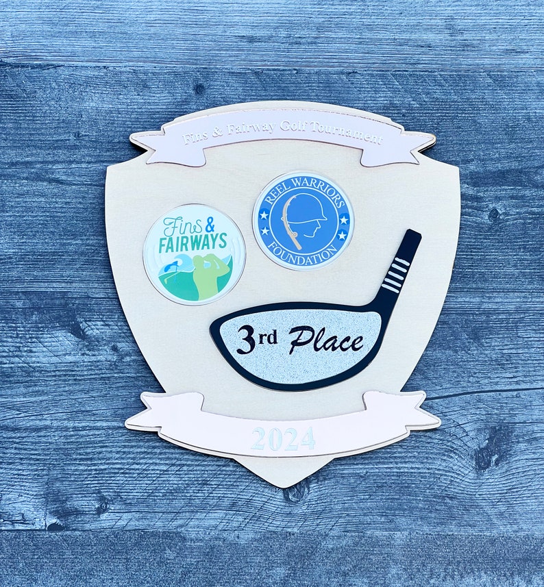 Golf Tournament Plaques, Golf Tournament Gift, Golf Awards, Golf Trophy ...
