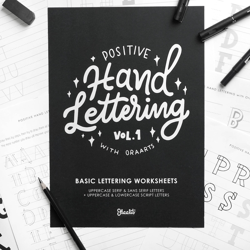 Hand Lettering Card - Etsy