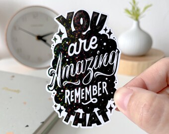 You Are Amazing Sticker - Etsy