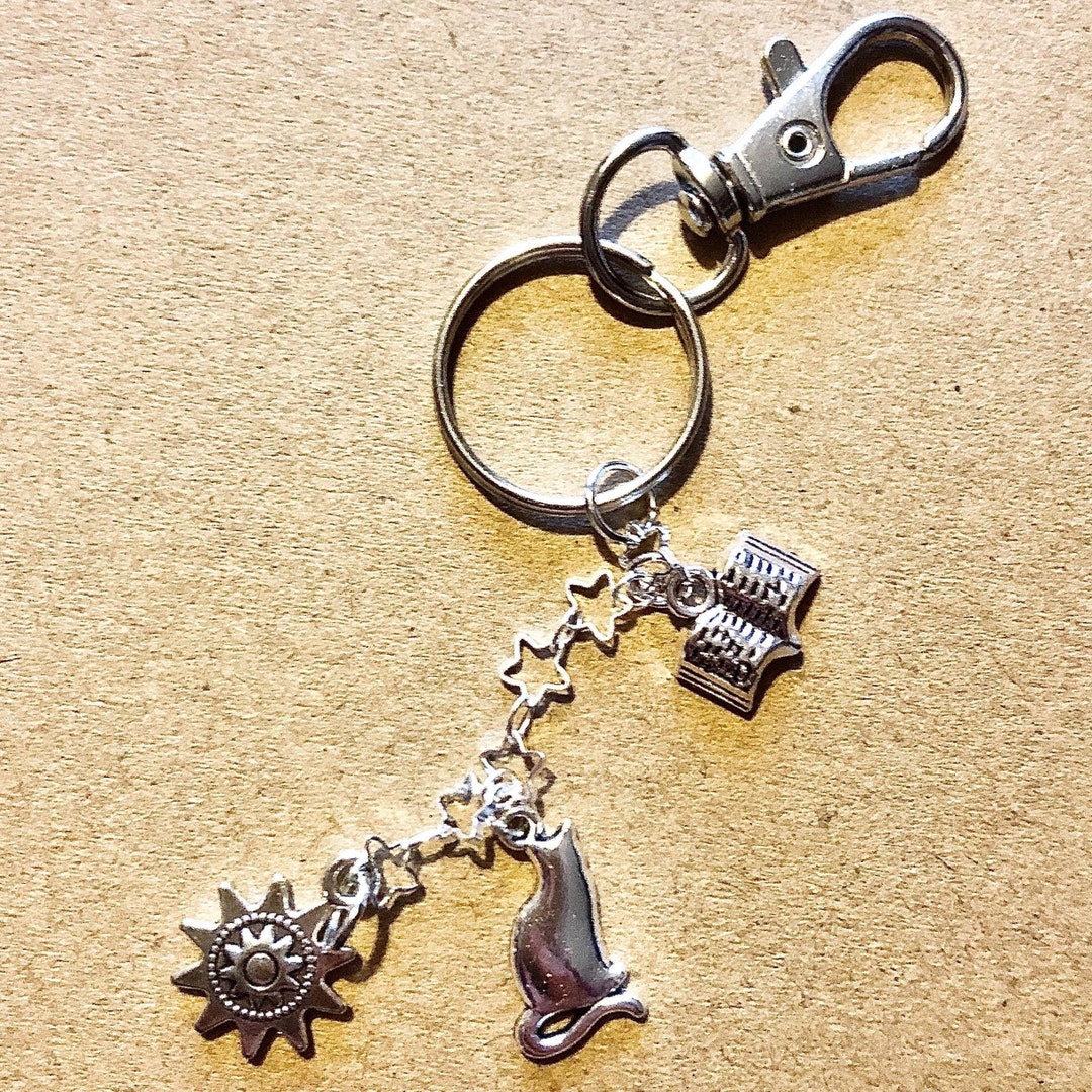 BG3 Baldur's Gate 3 Gale Dekarios Inspired Silver Keychain With Book ...