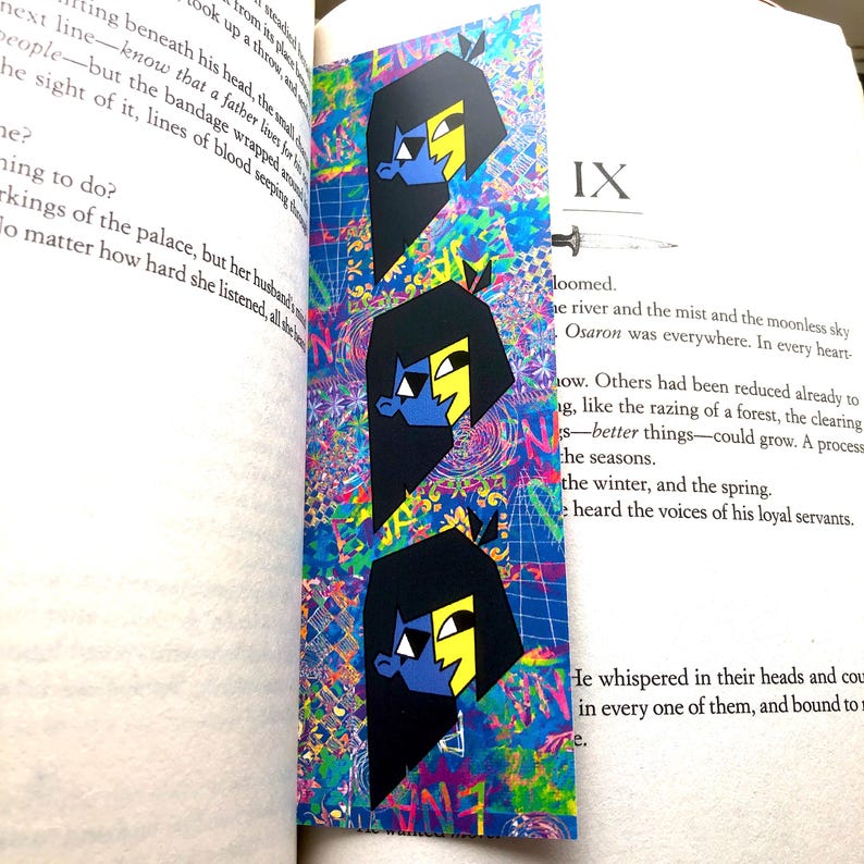 ENA Dream BBQ and ENA Animated Series Inspired Double Sided Bookmark - Etsy
