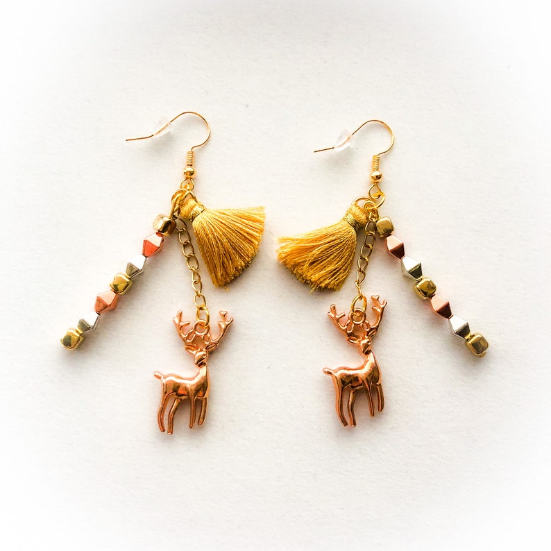 Fire Emblem: Three Houses Golden Deer Inspired Earrings - Etsy
