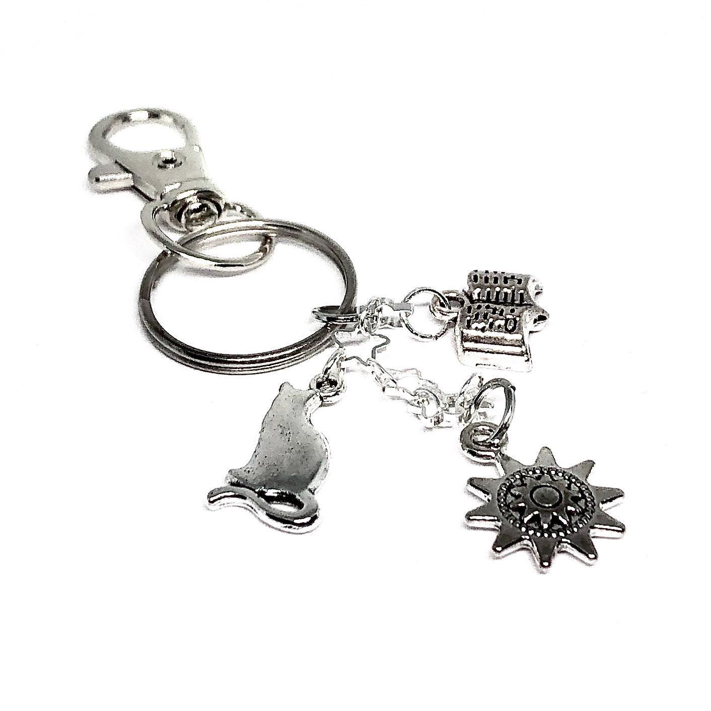 Gale Dekarios BG3 Baldur's Gate 3 Inspired Silver Keychain With Book ...