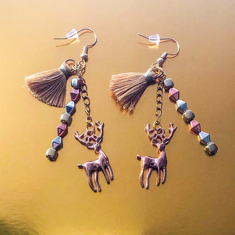 Fire Emblem: Three Houses Golden Deer Inspired Earrings - Etsy