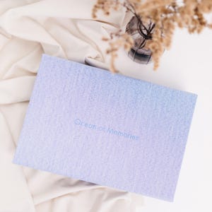 Handcrafted Clamshell Box for 4x6" Prints With Flores Personalized ...