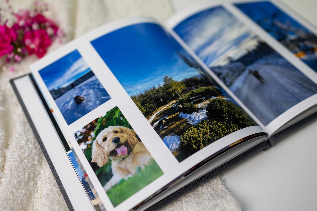 Personalized Photo Book 8x8" | Vegan Ocean Custom Cover & Embossing ...