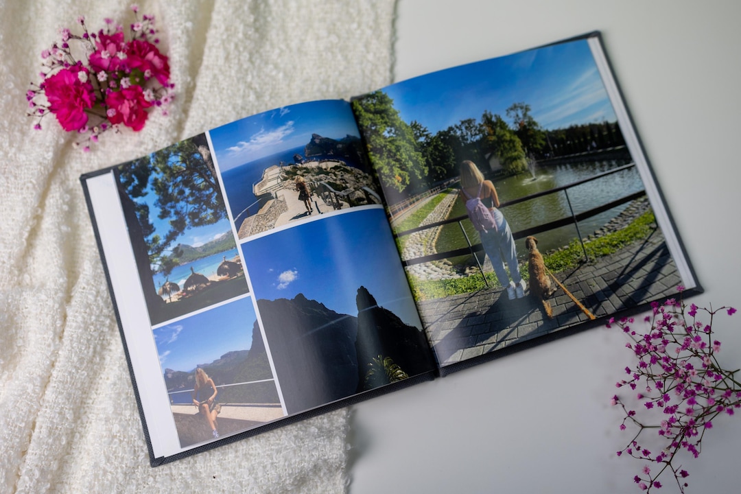 Personalized Photo Book 12x12" | Eco Velvet Custom Cover & Embossing ...