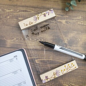 Desk Dry Erase Note Board - Etsy