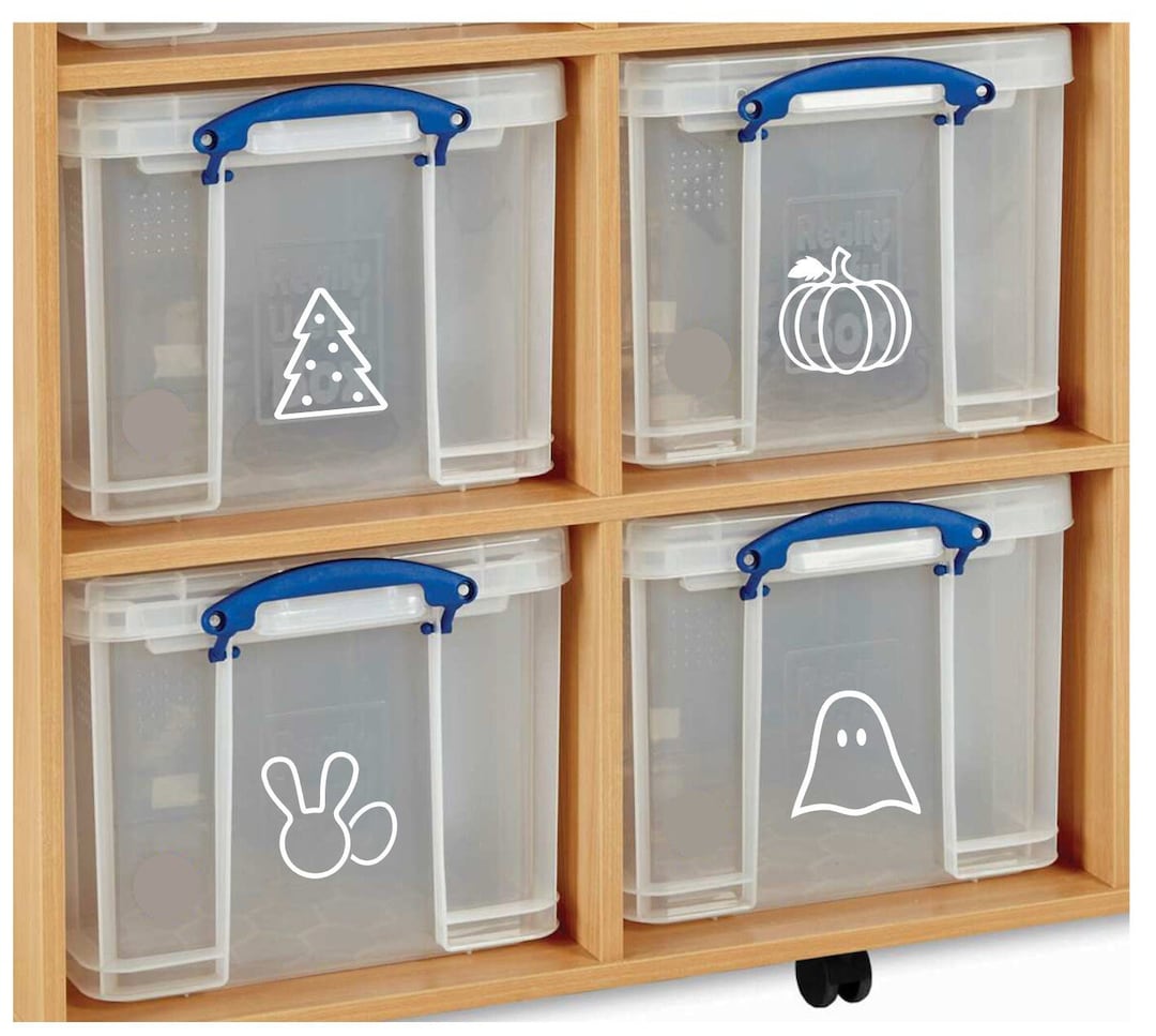 Adhesive Storage Labels: Customizable Vinyl Decals - Etsy