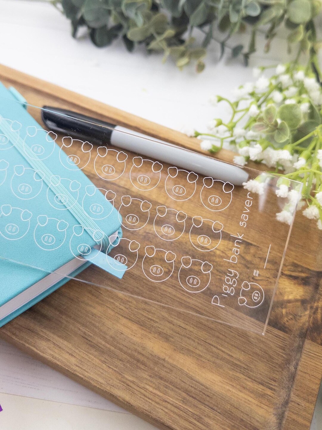 Acrylic Money Saving Challenge Tracker: Reusable Savings Goal Chart - Etsy