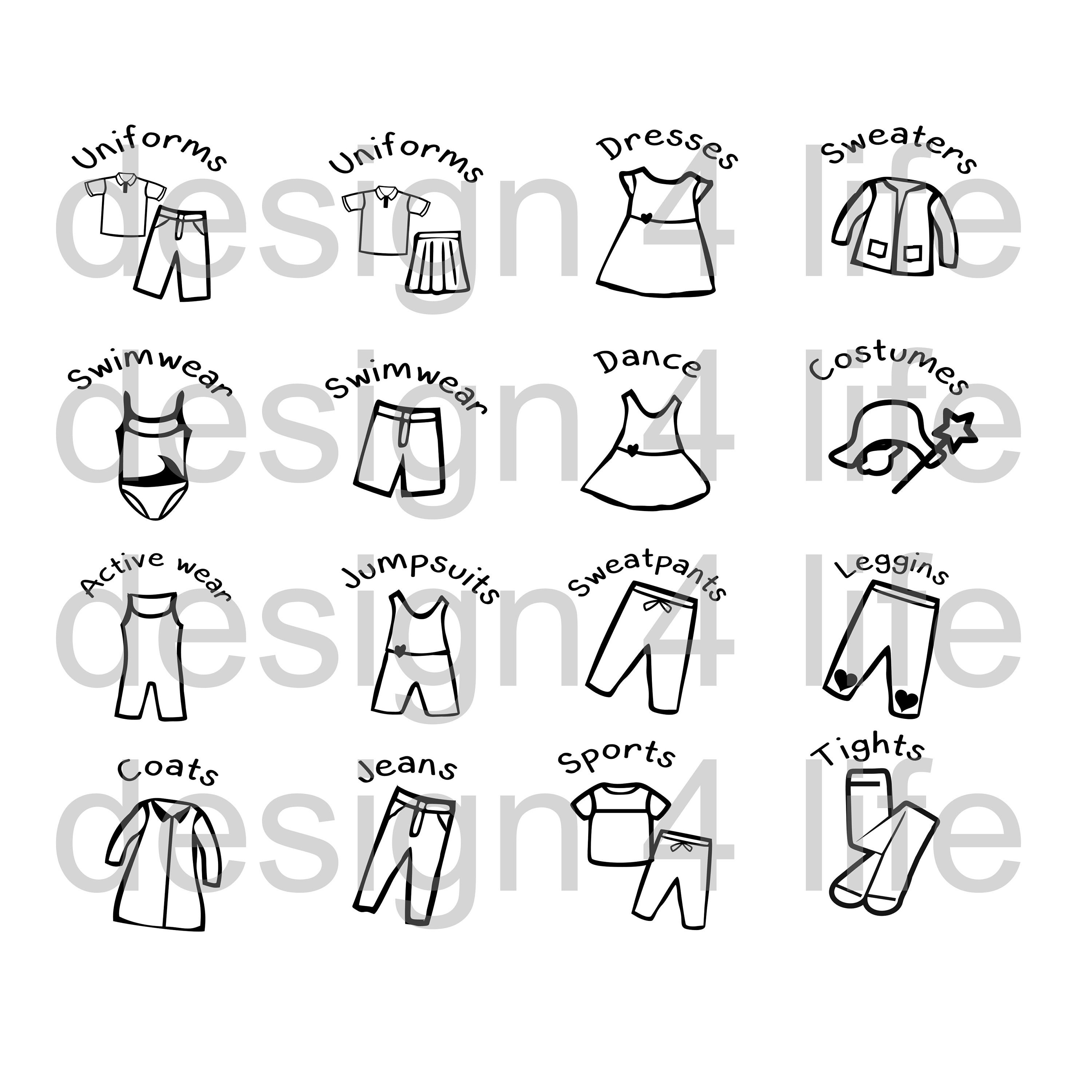 Custom Storage Labels Kids Room Organization Drawer Labels - Etsy