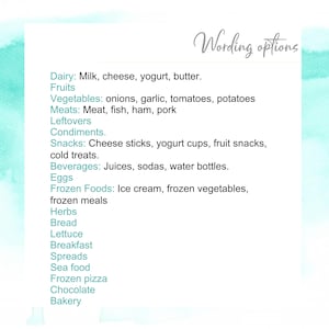 Custom Fridge Drawer Labels: Vinyl Decals, Kitchen Organization - Etsy