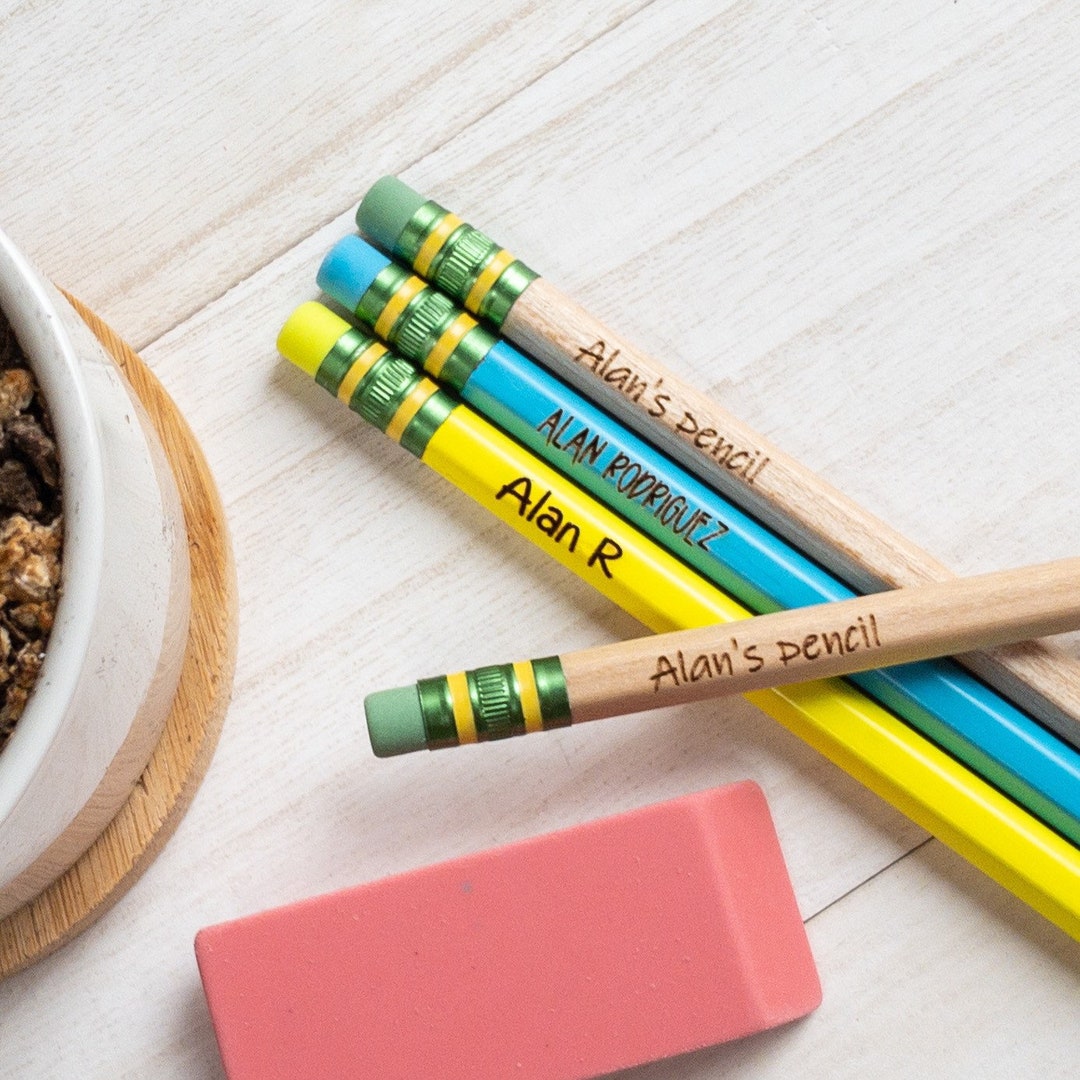 Personalized Pencils Set, Back to School Supplies - Etsy