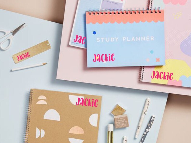 Name Decal Back to School Name Name Stickers School Labels - Etsy