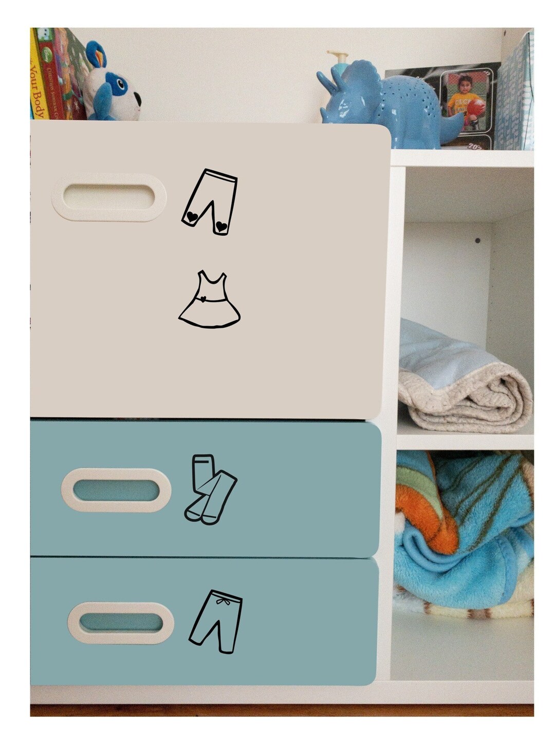 Custom Storage Labels- Kids Room Organization- Drawer Labels- Kids ...