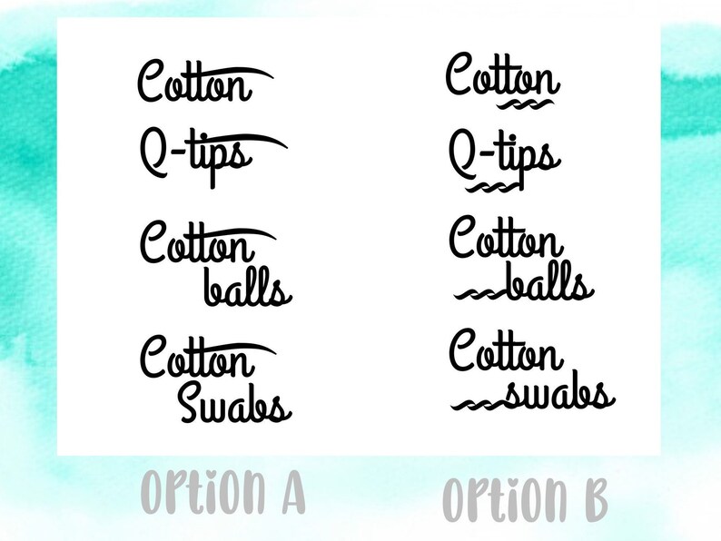 Bathroom Decals Bathroom Jars Vanity Labels Bathroom - Etsy